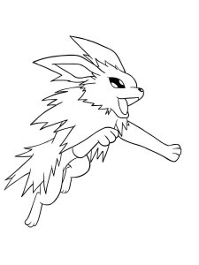 Pokemon Jolteon coloring pages - Free Printable
