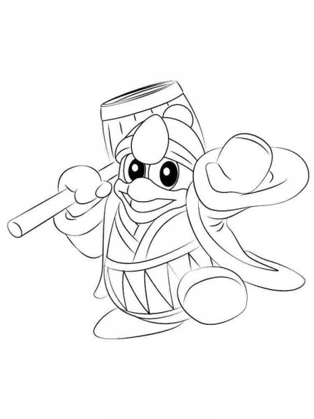 King Dedede coloring pages