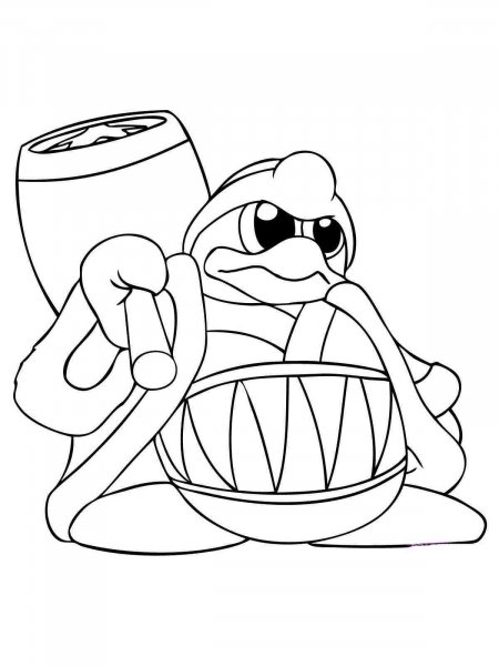 King Dedede coloring pages