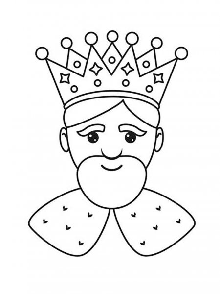 King coloring pages