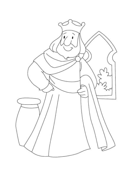 King coloring pages
