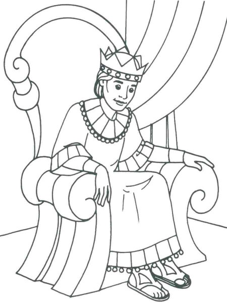 King coloring pages