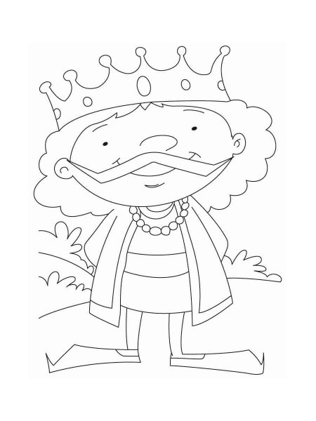 King coloring pages