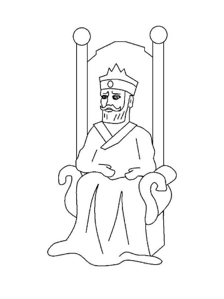 King coloring pages