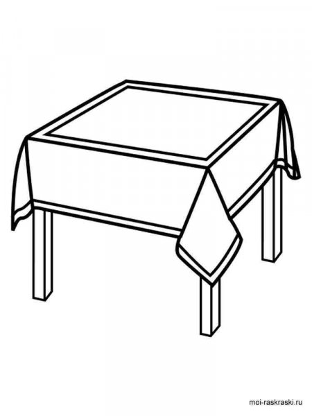 Kitchen Table coloring pages