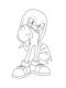 Knuckles coloring pages