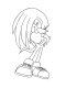 Knuckles coloring pages
