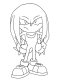 Knuckles coloring pages