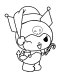 Kuromi coloring pages