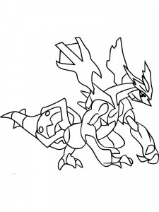 Pokemon Kyurem coloring pages - Free Printable