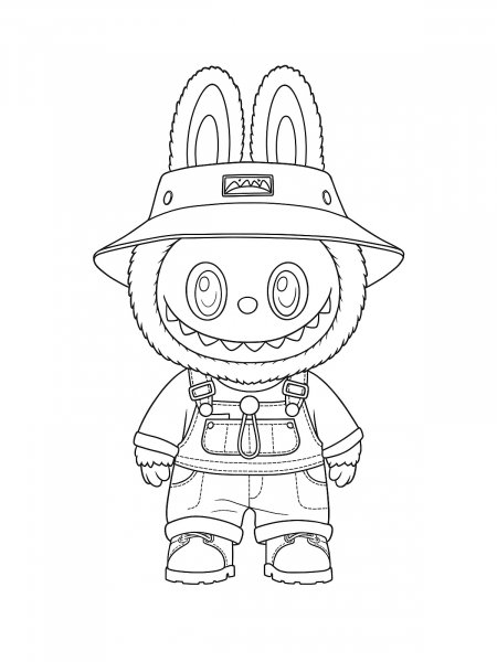 Labubu coloring pages