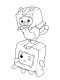 LankyBox coloring page - Free printable