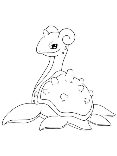 Pokemon Lapras coloring pages - Free Printable