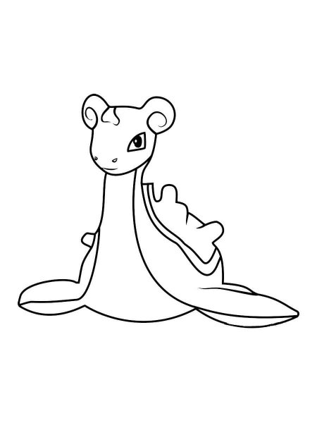 Pokemon Lapras coloring pages - Free Printable