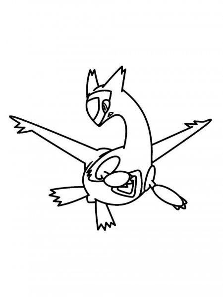 latias and latios coloring pages