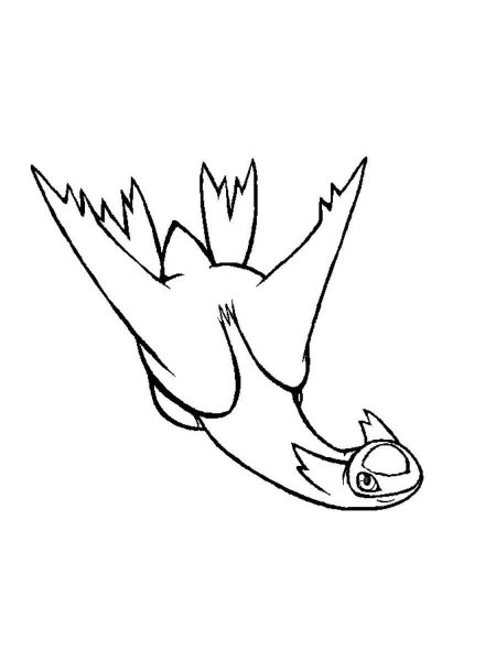 Latias Pokemon Coloring Pages Free Printable
