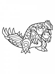Legendary Pokemon coloring pages - Free Printable