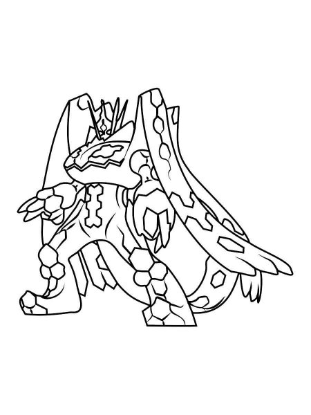 Legendary Pokemon coloring pages - Free Printable