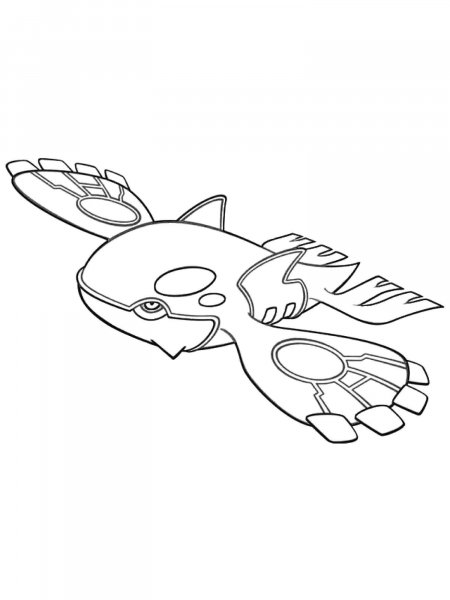 Legendary Pokemon coloring pages - Free Printable