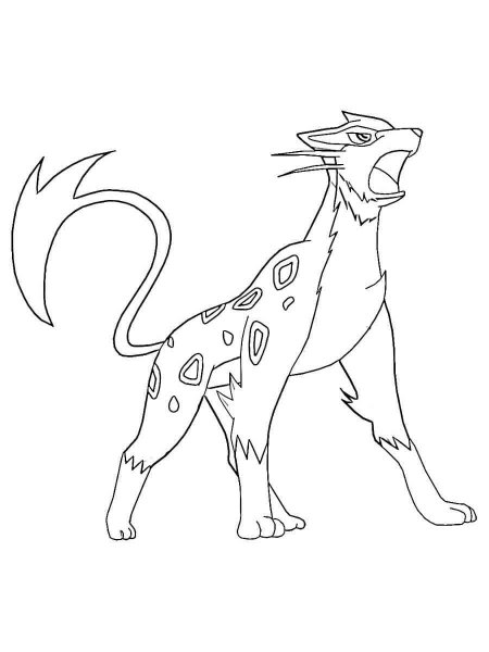 Liepard Pokemon coloring pages - Free Printable