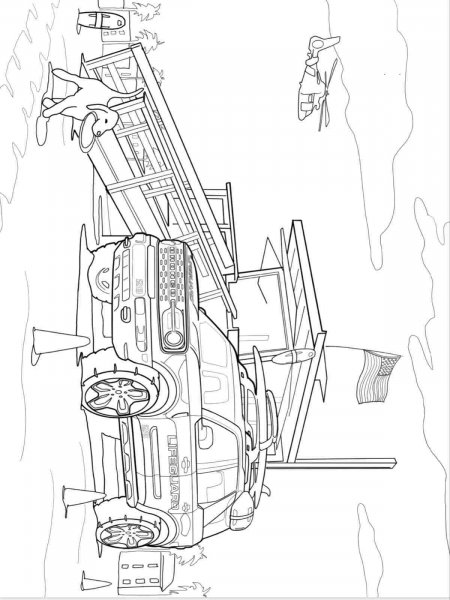 Lifeguard coloring pages