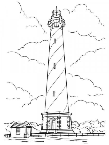 Lighthouse coloring pages