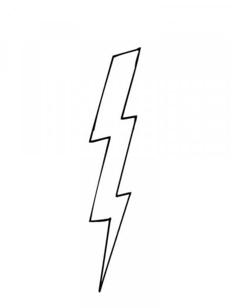 Lightning coloring pages