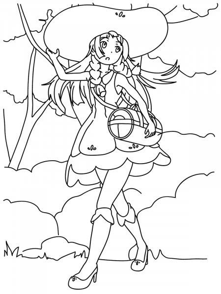 Lillie Pokemon coloring pages