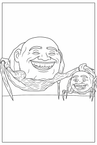 Lin Gang Melon coloring pages