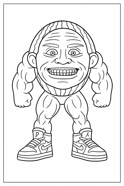 Lin Gang Melon coloring pages