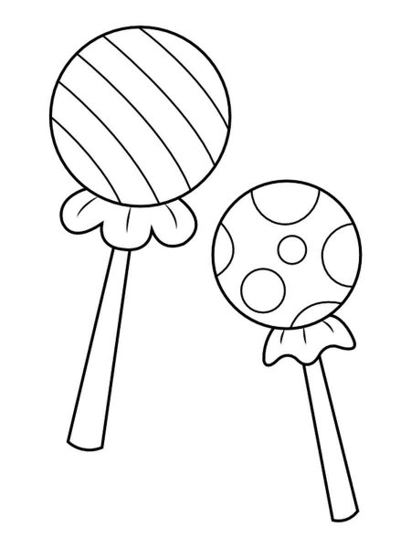 Lollipop coloring pages