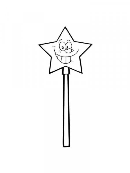 Magic Wand coloring pages