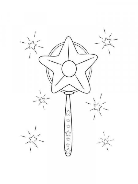 Magic Wand coloring pages