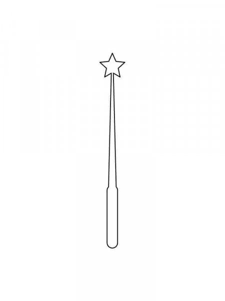 Magic Wand coloring pages