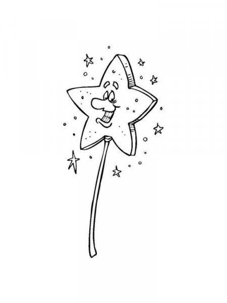 Magic Wand coloring pages