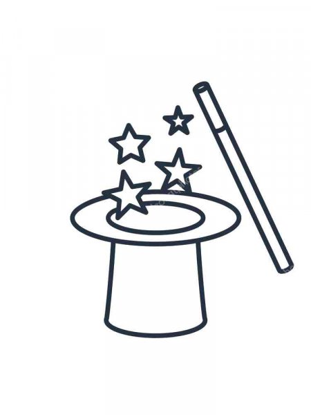 Magic Wand coloring pages