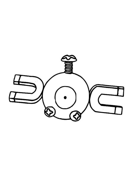 Magnemite Pokemon coloring pages