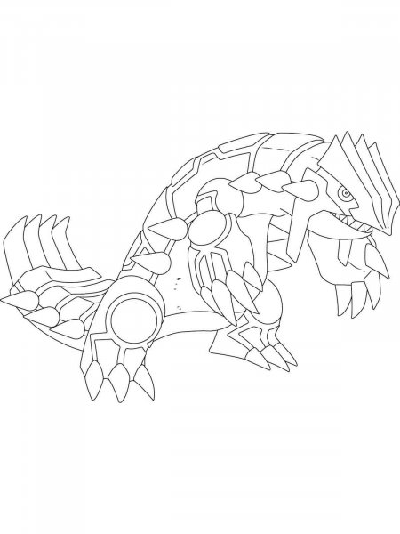 Mega Pokemon coloring pages