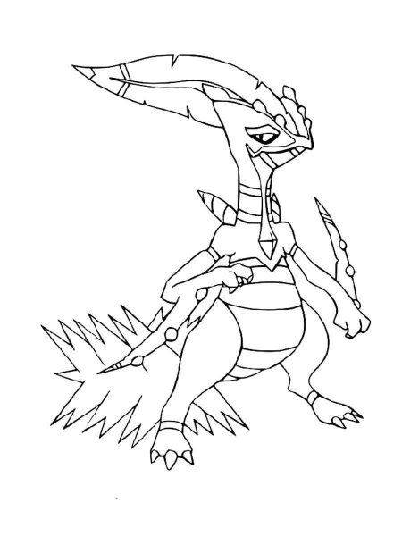 Mega Pokemon coloring pages