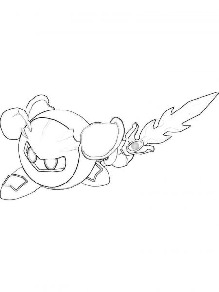 Meta Knight coloring pages
