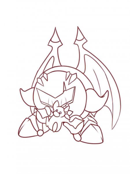 Meta Knight coloring pages