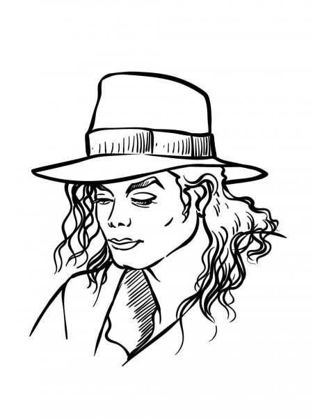 Michael Jackson coloring pages
