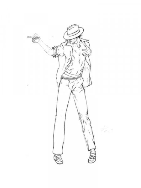 Michael Jackson coloring pages