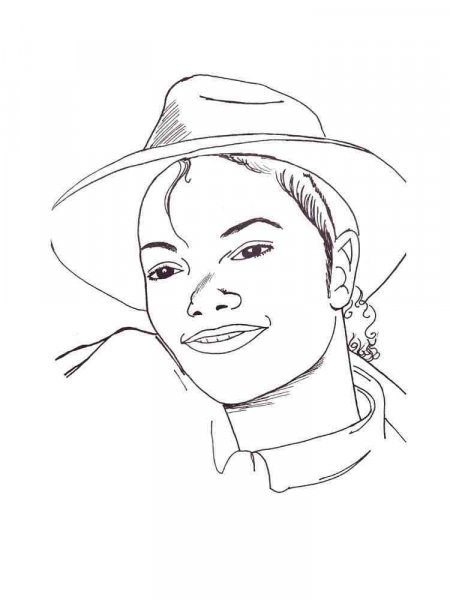 Michael Jackson coloring pages