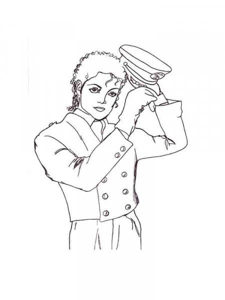 Michael Jackson coloring pages