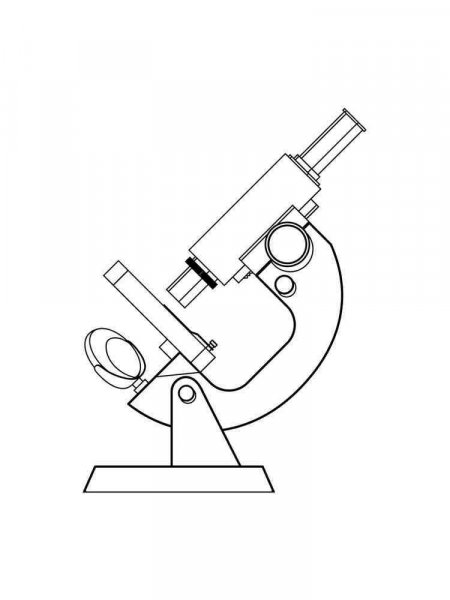 Microscope coloring pages