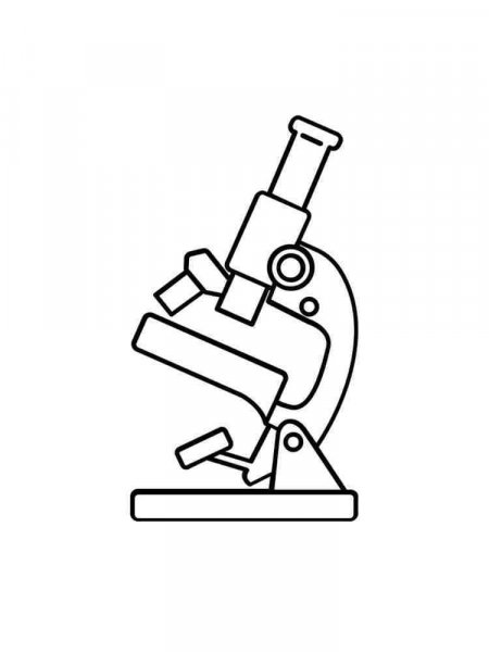 Microscope coloring pages