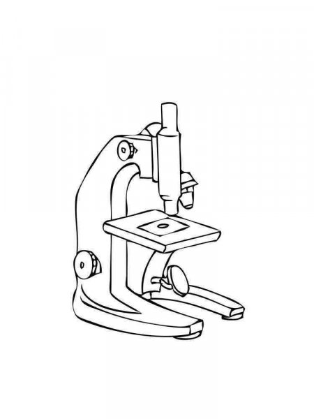 Microscope coloring pages