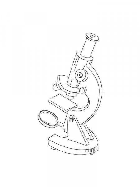 Microscope coloring pages