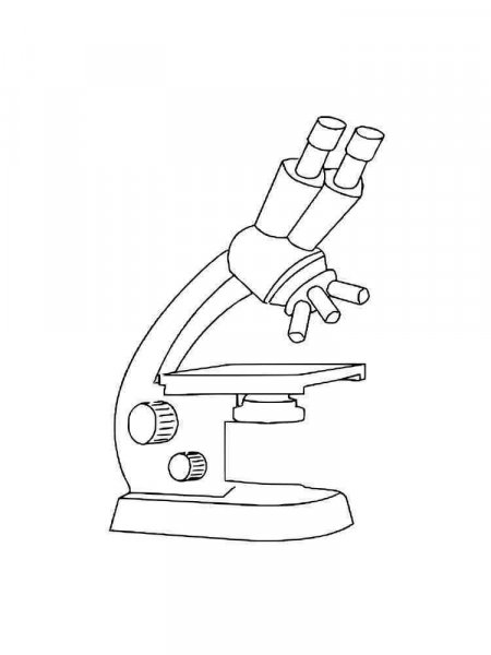 Microscope coloring pages